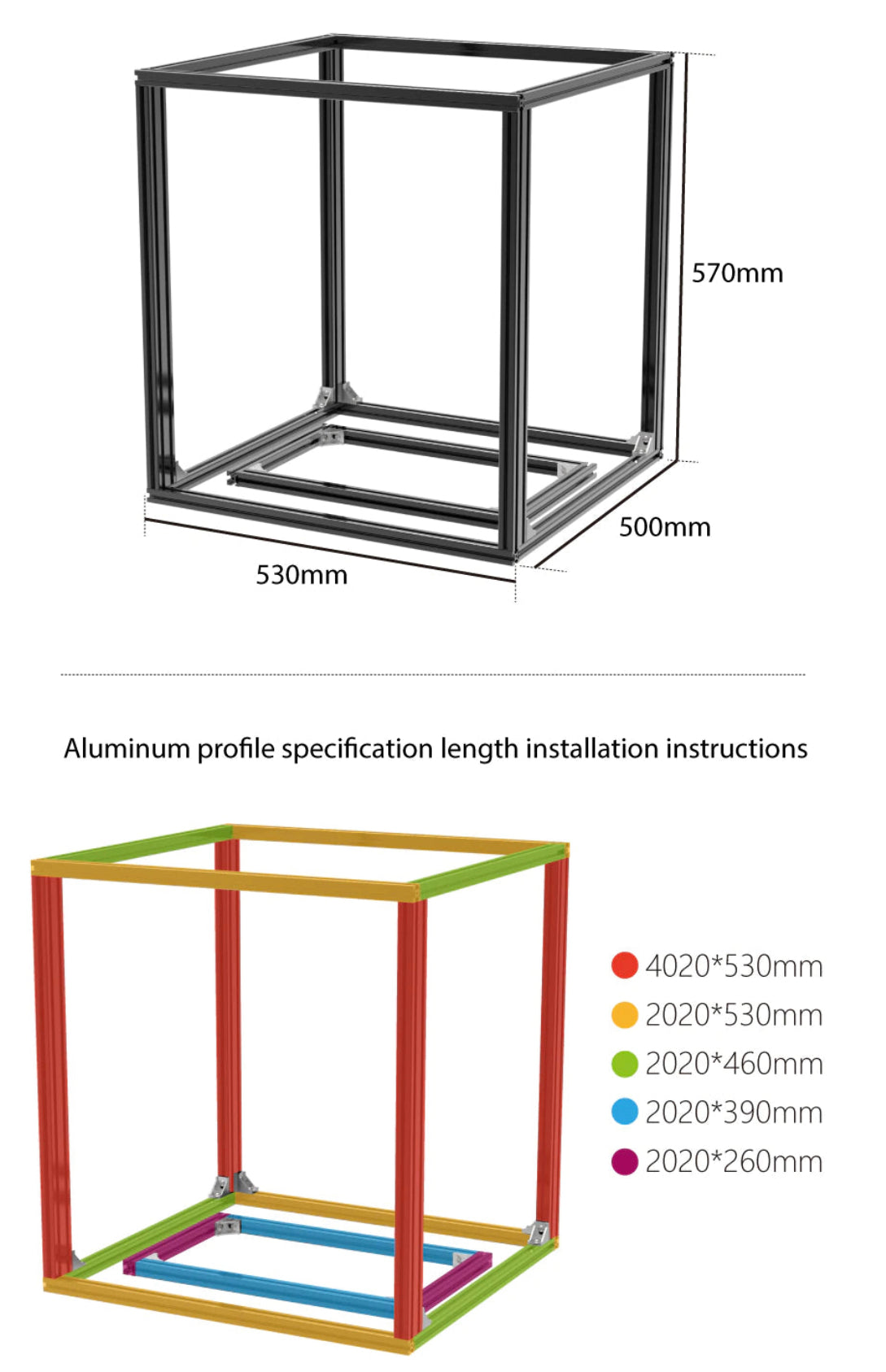 Vzbot frame kit – Print3d